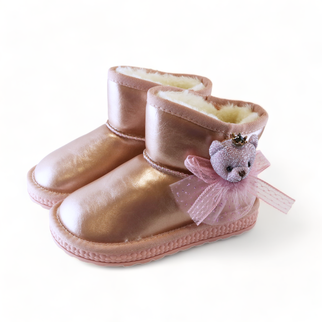 Handcrafted Princess Bear Boot - Pink – doe a dear