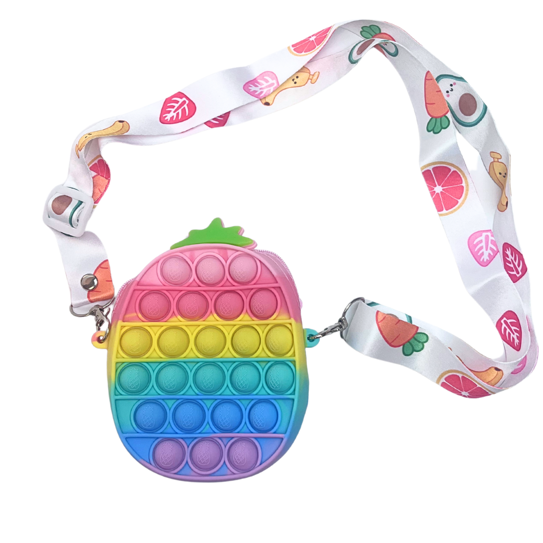 Pineapple Silicone Pop Fidget Purse – doe a dear